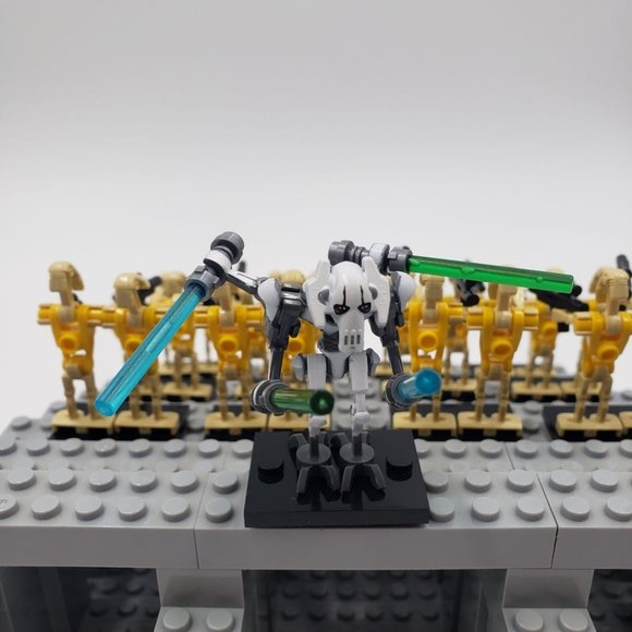 Toys | General Grievous With Battle Droid Army Custom Mini Figures Star ...